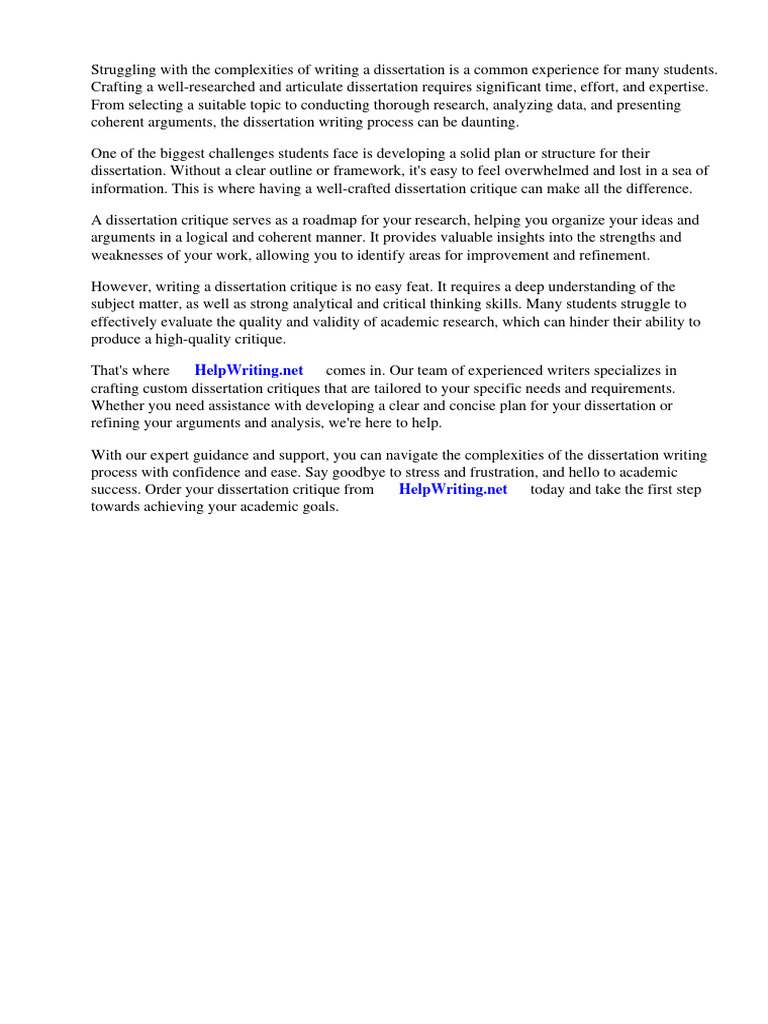 Exemple Plan Dissertation Critique | PDF | Thesis | Expert