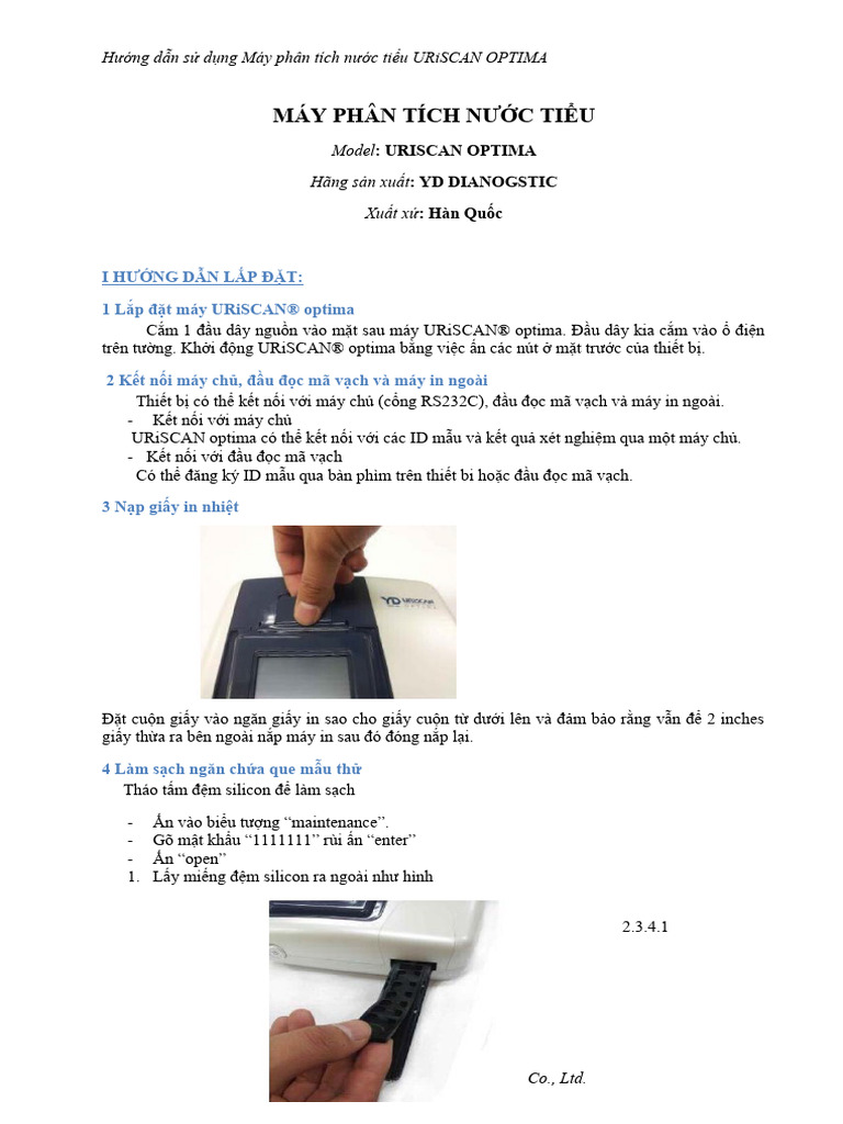 TLHDSD Uriscan Optima | PDF