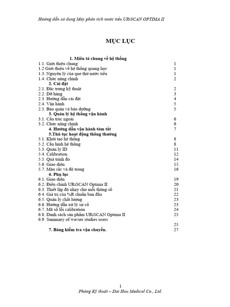 HDSD Opimal II Chuan | PDF