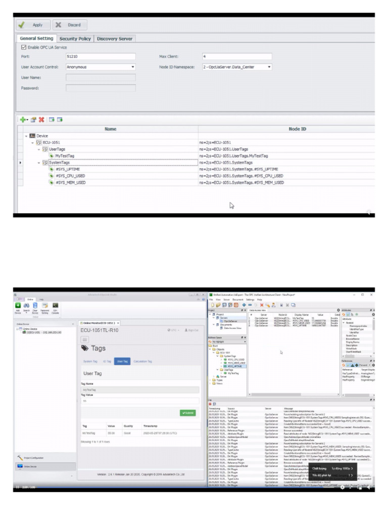 Opc Ua-Client Ecu-1051 To Kepserver PDF | PDF