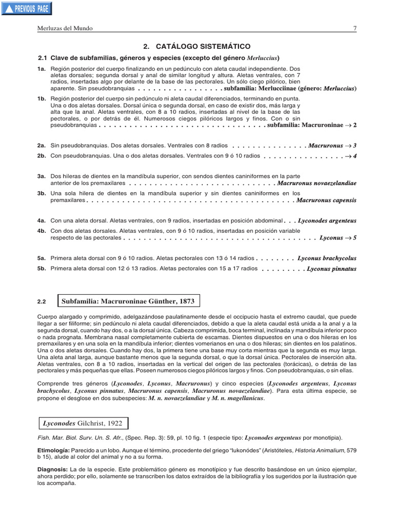 CATALOGO MERLUZAS 2da Parte | PDF | Pesquería | Boca