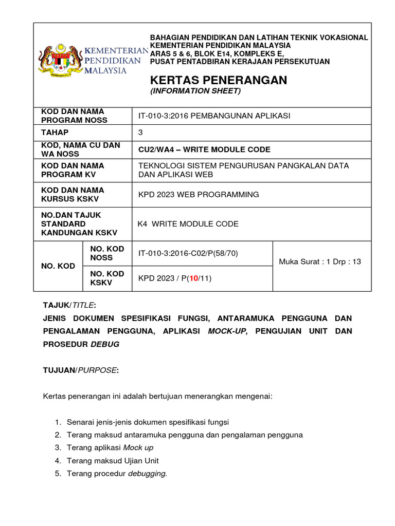 Nota Kpd2023 k4 (Kp10) | PDF