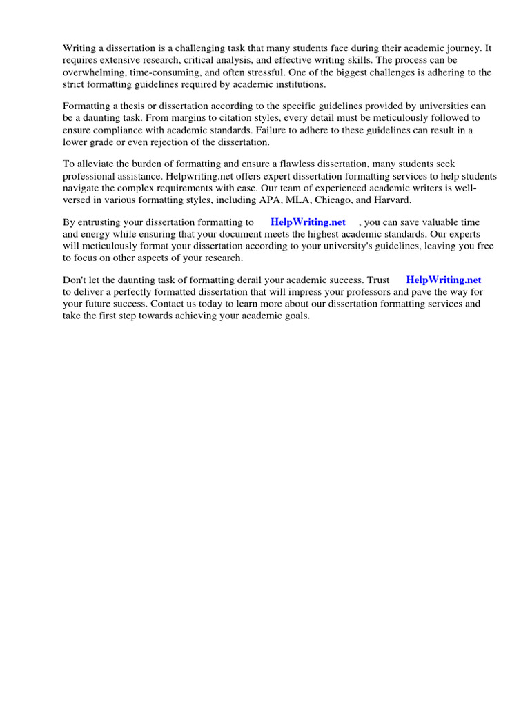 Thesis and Dissertation Format | PDF | Thesis | Science