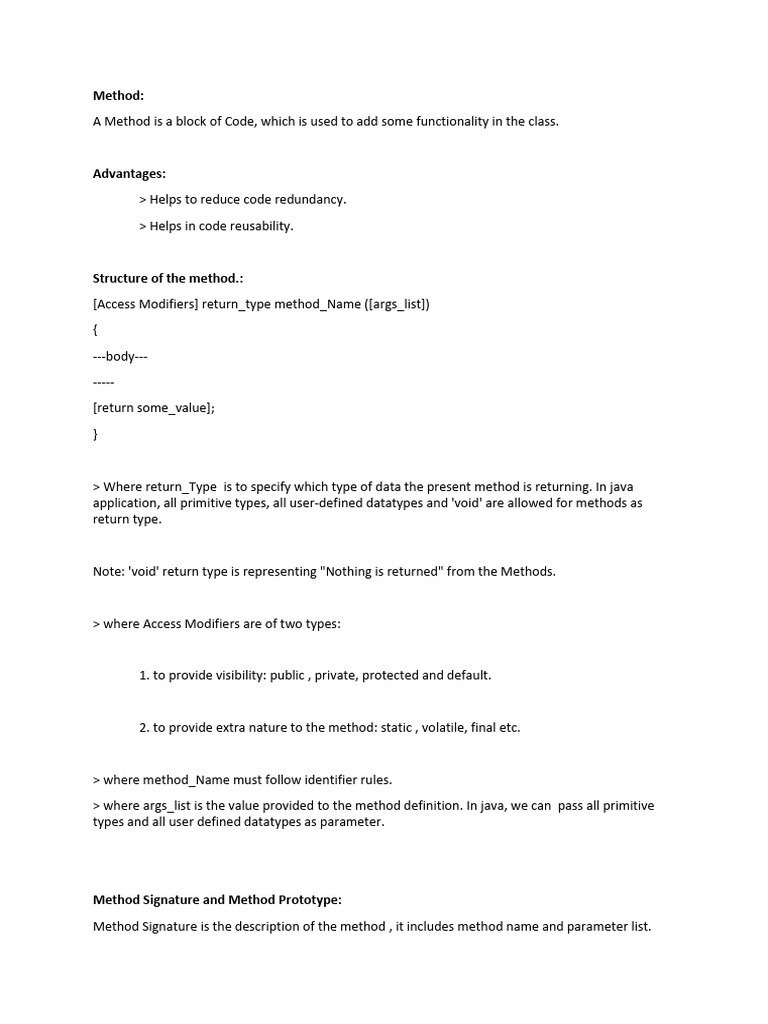 Method Yvbi | PDF | Parameter (Computer Programming) | Method (Computer ... Method Yvbi | PDF | Parameter (Computer Programming) | Method (Computer ...