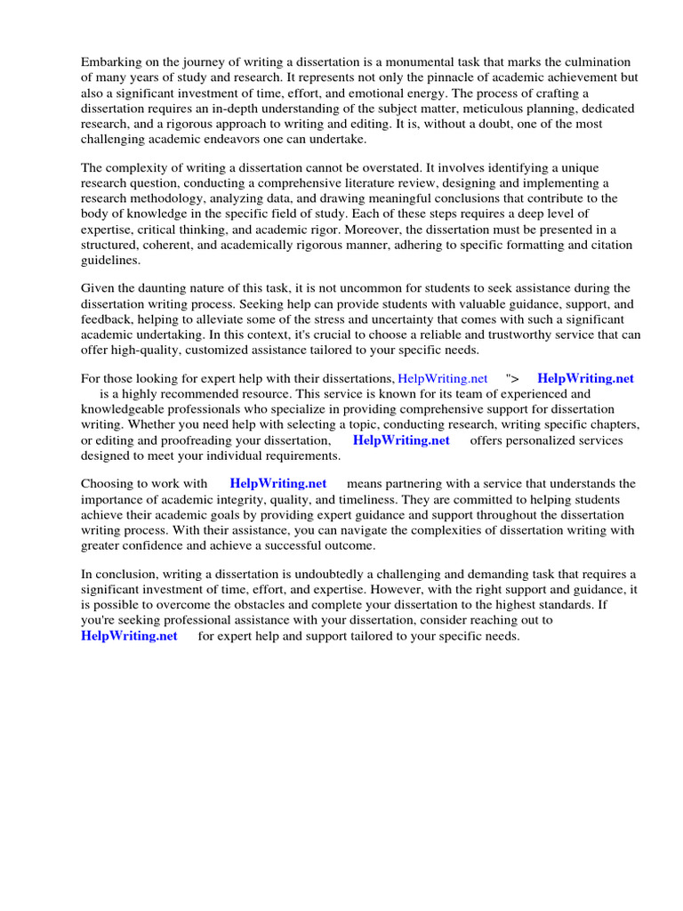 Dissertation Guidelines Muhs | PDF