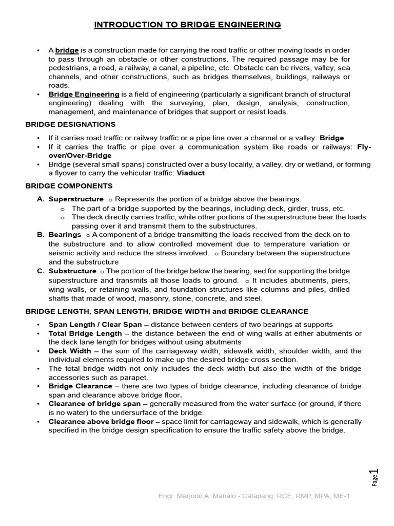 Introduction To Bridge Engineering | Download Free PDF | Earthquake ...