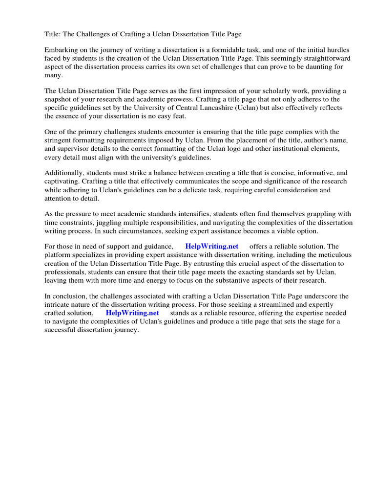 Uclan Dissertation Title Page | PDF | Thesis | Social Media Uclan Dissertation Title Page | PDF | Thesis | Social Media