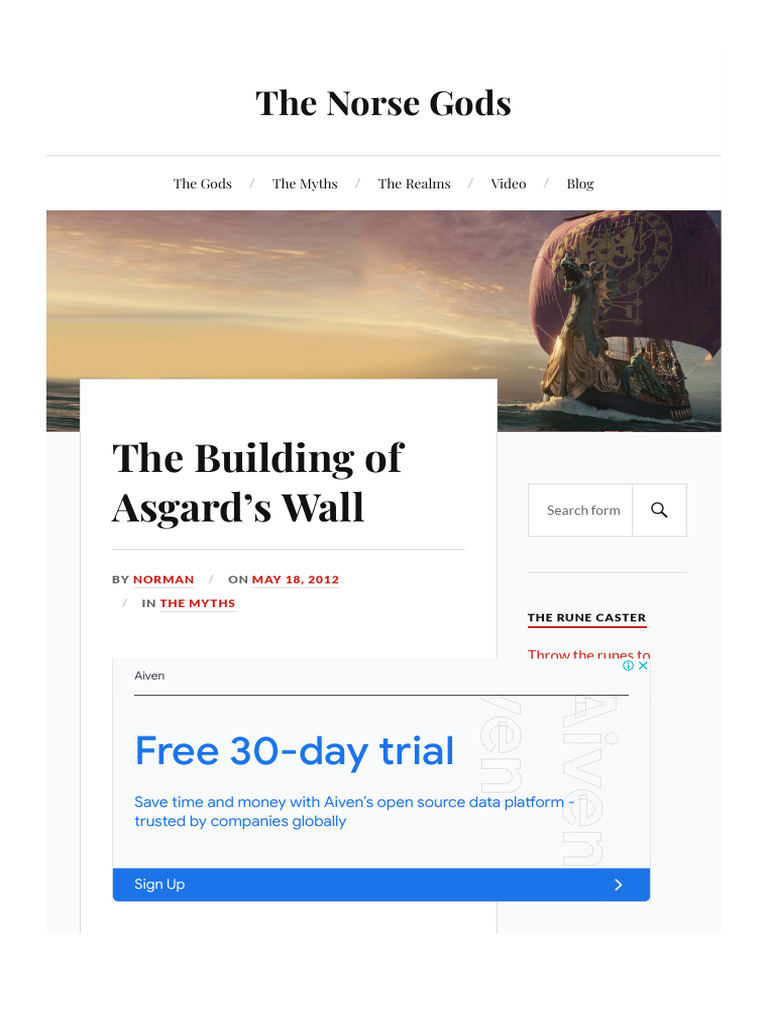 The Building of Asgard's Wall 2024-01-31 14-31-49 | PDF | Loki | Æsir