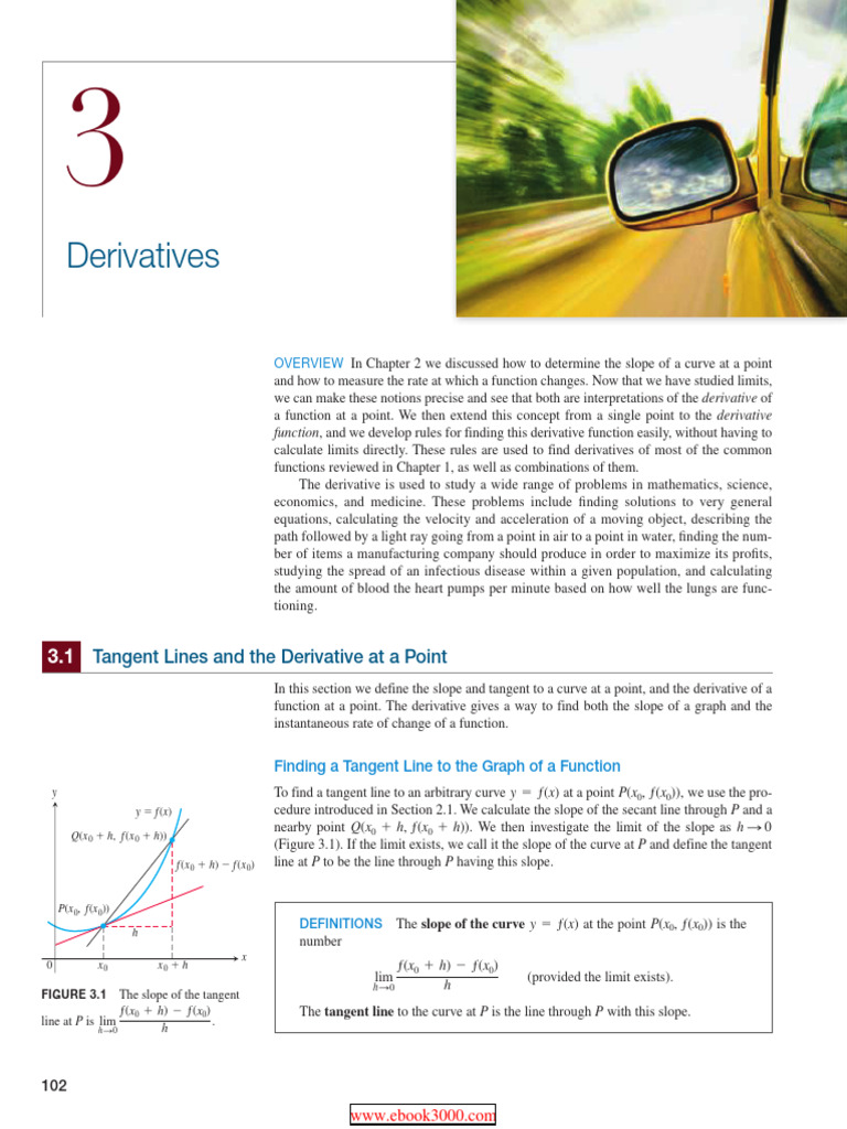 Higher Order DerivativeThomas | PDF | Derivative | Tangent