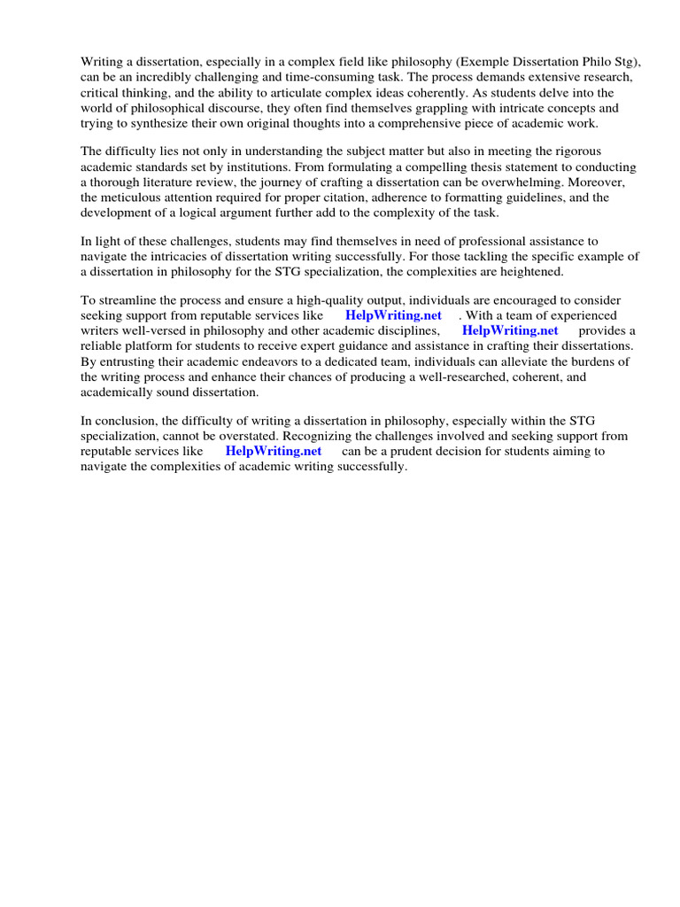 Exemple Dissertation Philo STG | PDF | Thesis | Scribd