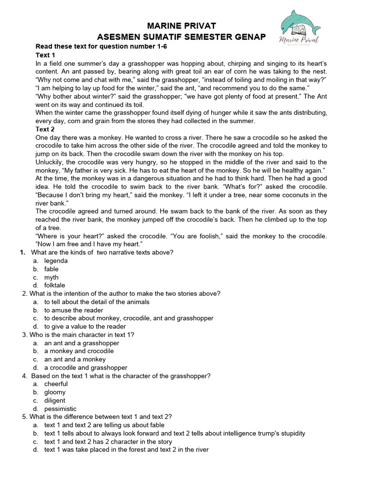 Narrative Text Analysis for Students | PDF