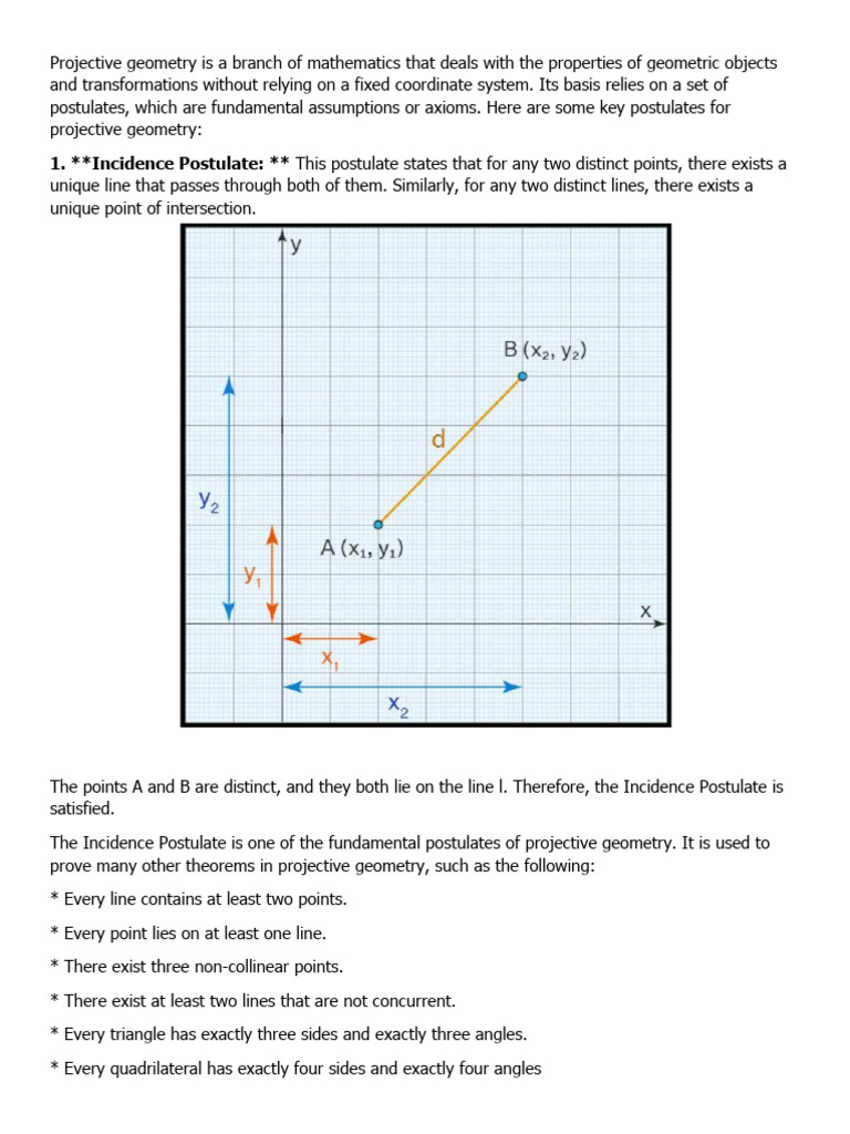 Geometry | PDF | Line (Geometry) | Projective Geometry