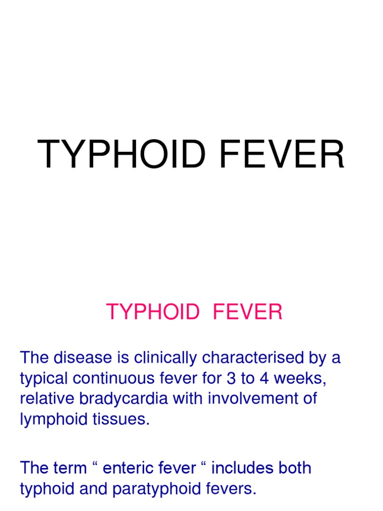 Typhod | PDF | Hygiene | Epidemiology