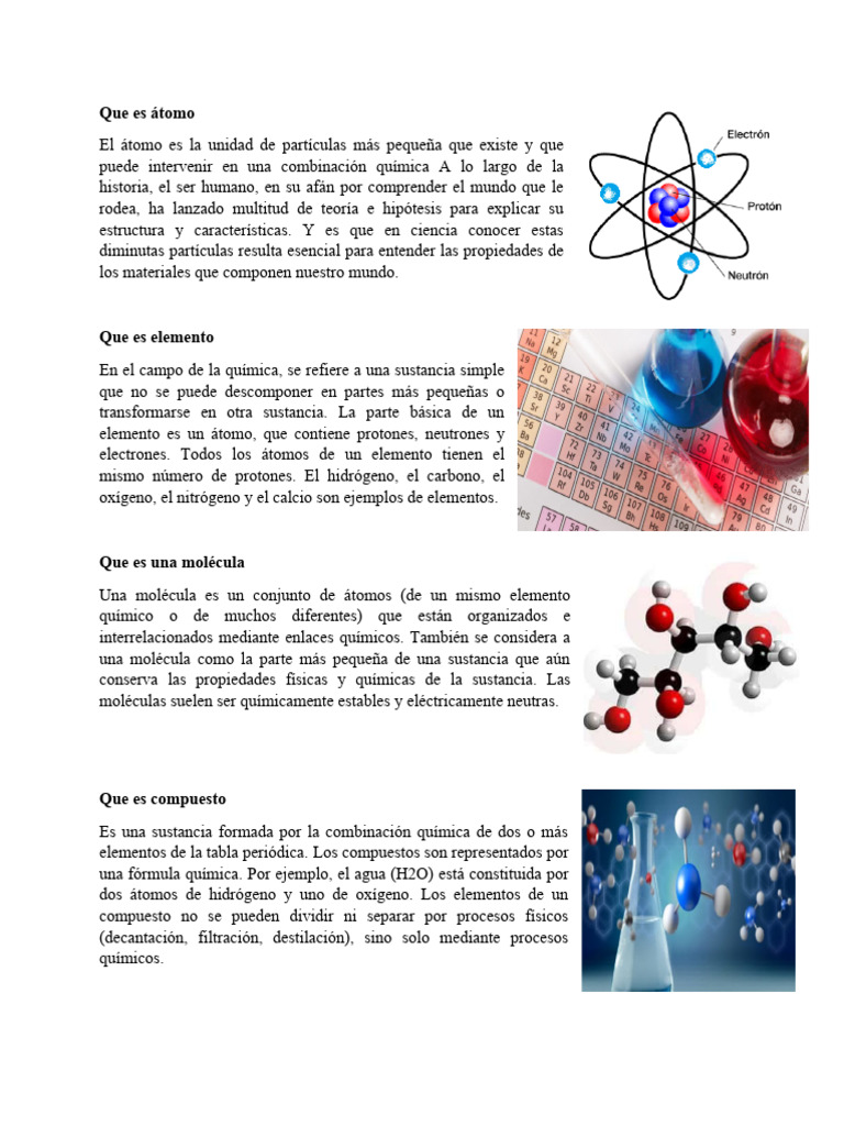 Que Es Átomo | PDF