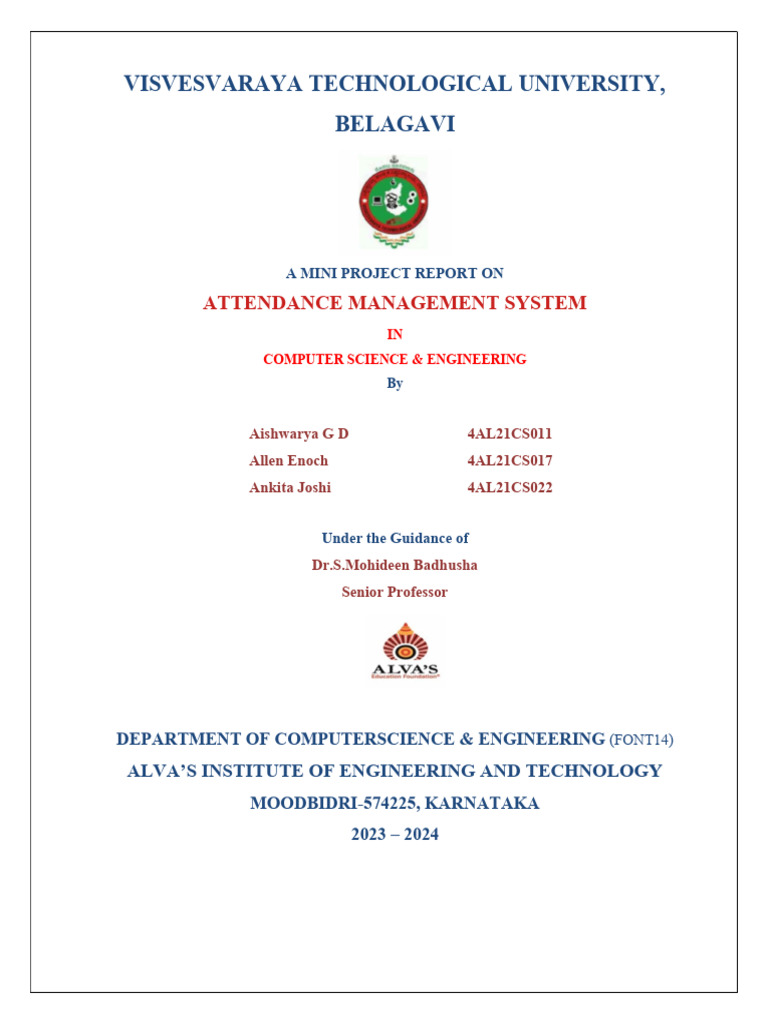 DBMS (Attendance Management System | Download Free PDF | Usability | User (Computing)