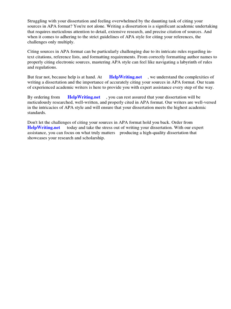 Quellenangabe Dissertation Apa | PDF | Thesis | Apa Style