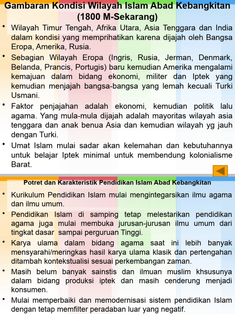 The History of Islam Education Abad Kebangkitan - Sekarang Dalam Dunia ...