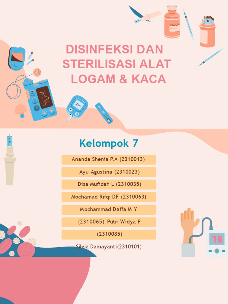 Prosedur Sterilisasi dan Disinfeksi Alat | PDF