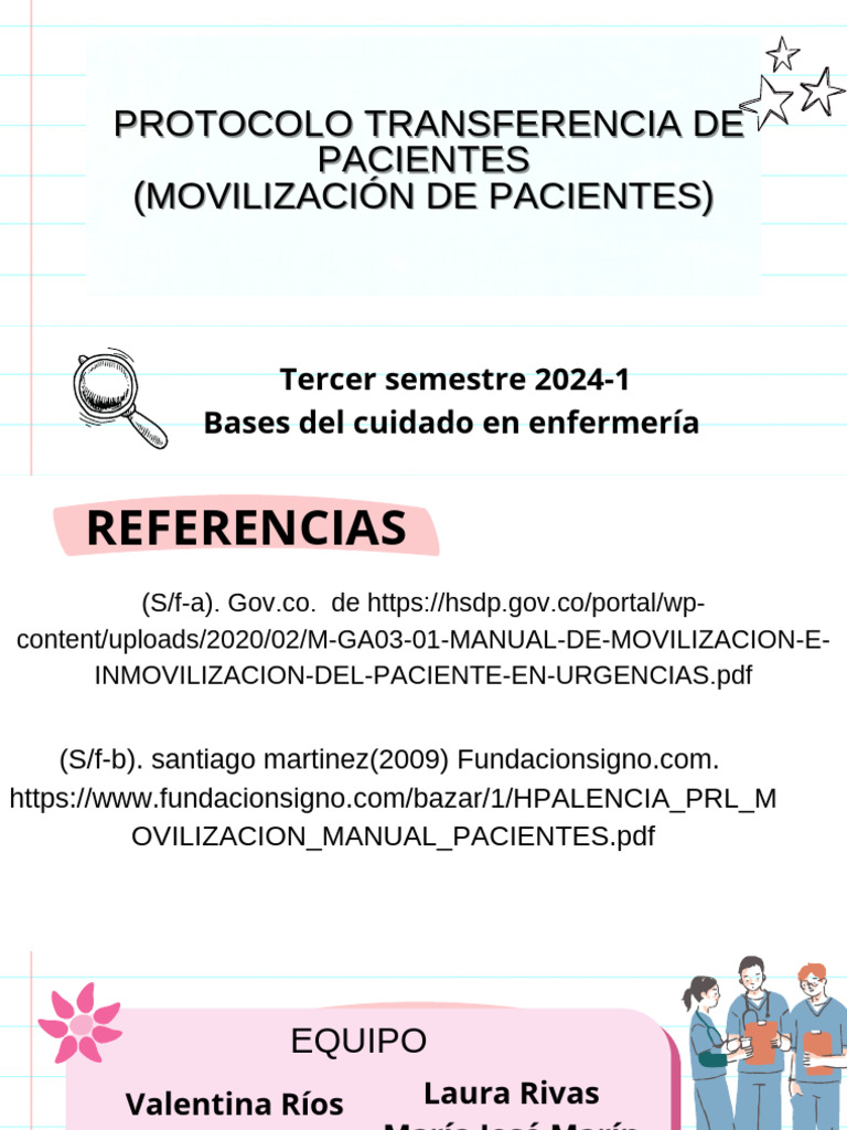 protocolo transferencia de pacientes (1) | PDF | Cuidado de la salud ...
