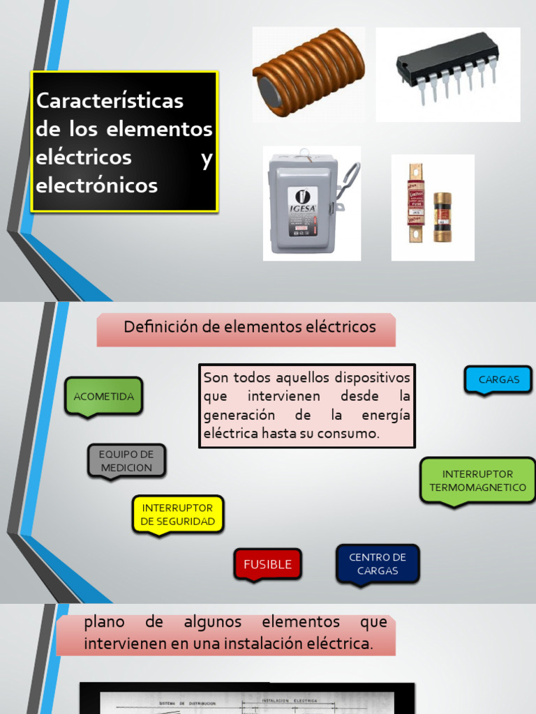 4 Caracteristicas de Los Elementos Electricos y Electronicos ...