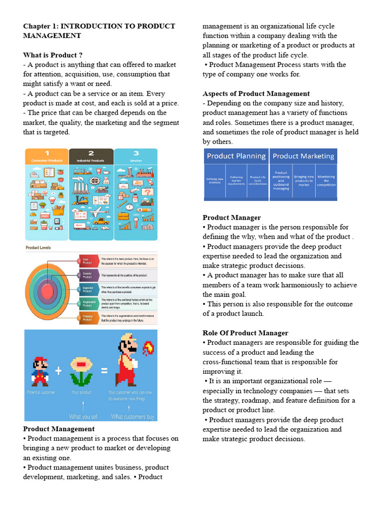 Product Management Reviewer | PDF | Marketing | Product (Business)