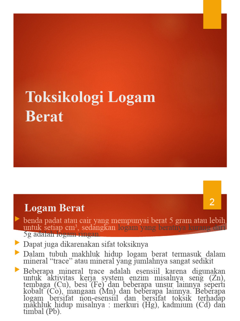 Toksikologi Logam Berat Pdf