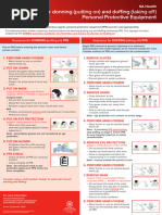 PPE Donning and Doffing Steps Guide | PDF | Personal Protective ...