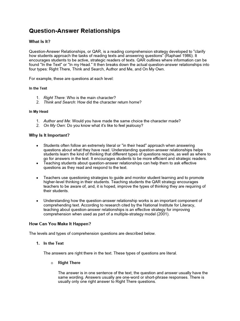 Qar Intro To Teaching | PDF | Reading Comprehension | Cognition