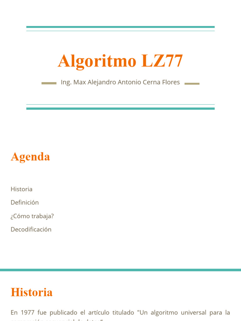 Algoritmos LZ | PDF | Programación de computadoras | Algoritmos