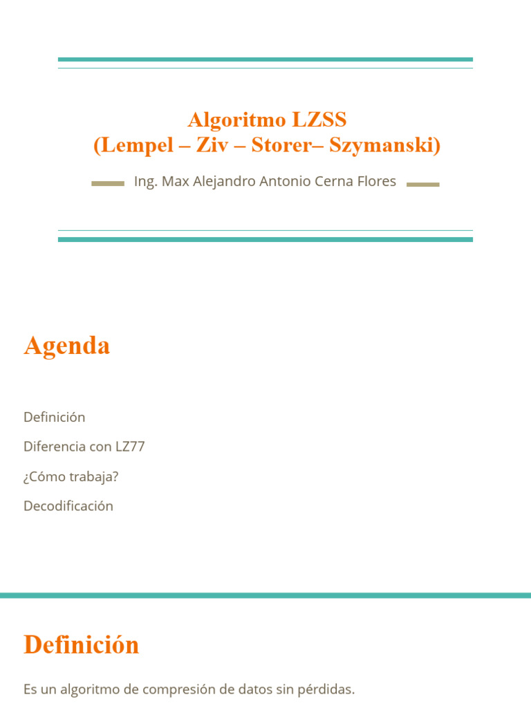 Algoritmo LZSS | PDF | Datos | Codificaciones