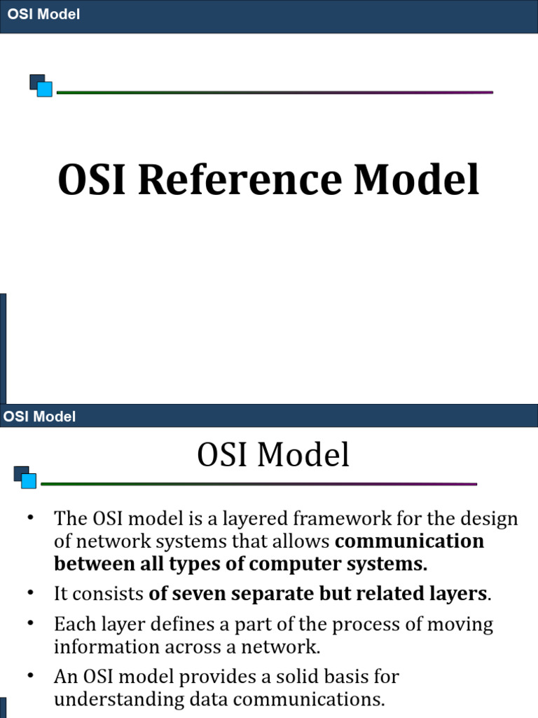 ch5-osi | PDF | Osi Model | Computer Network