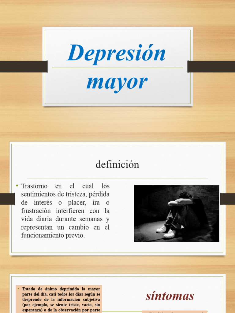 Depresión-mayor | PDF | Trastorno depresivo mayor | Medicina