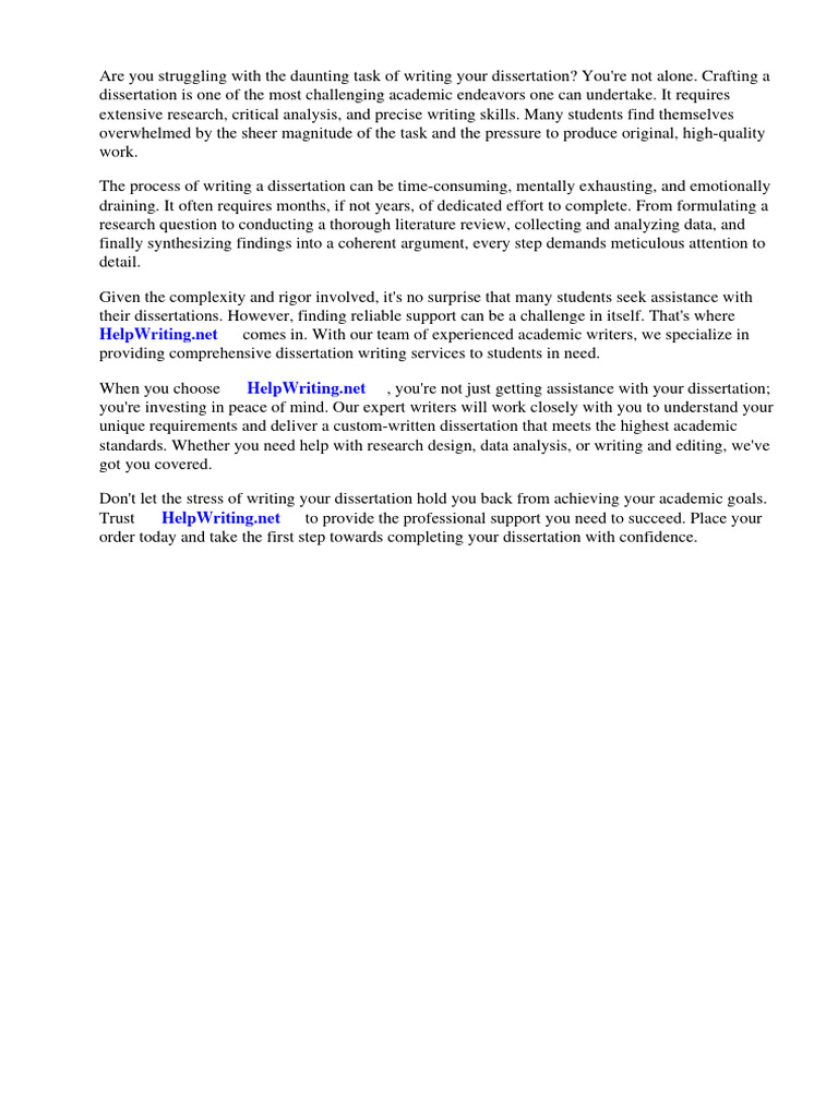 Dissertation Writing Help & Fellowships | PDF | Thesis | Doctor Of ...