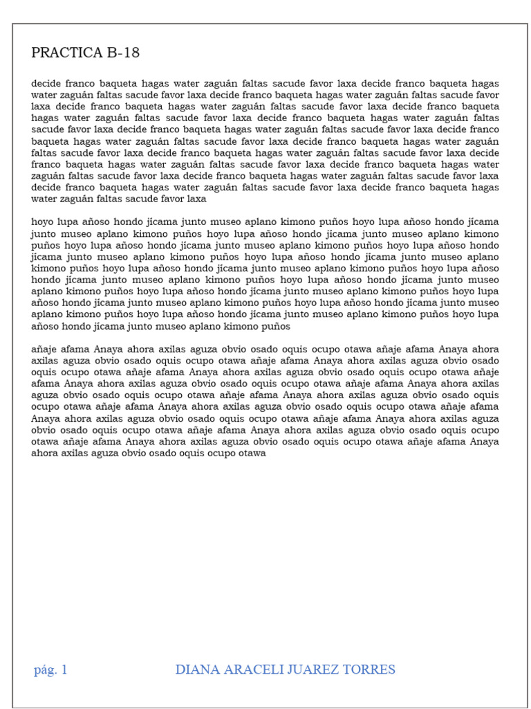 Practica B 18 | PDF