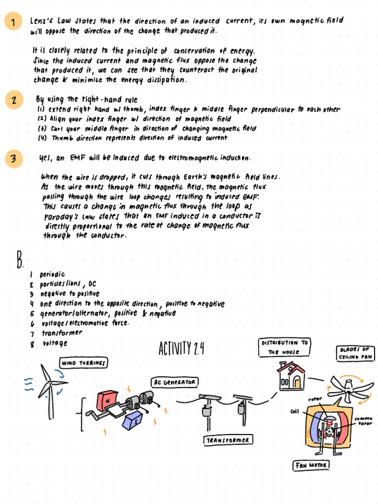 Lenz Law | PDF | Electromagnetic Induction | Magnetic Field