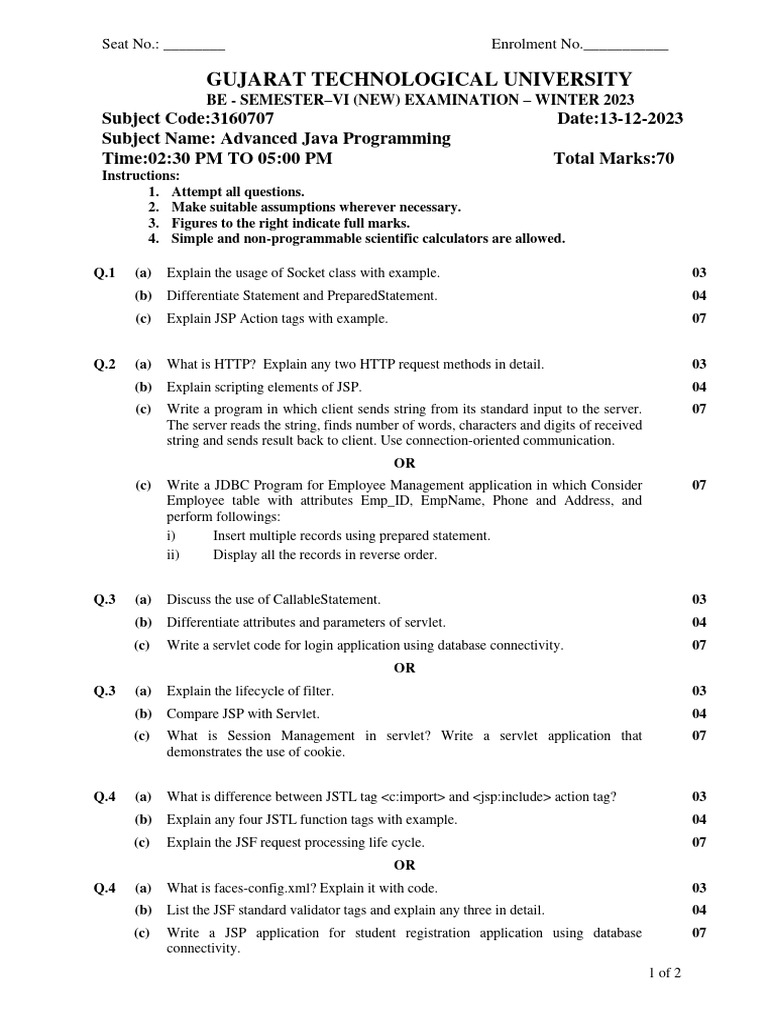 TOC 2023 GTU Pepar | PDF | Software | Computing