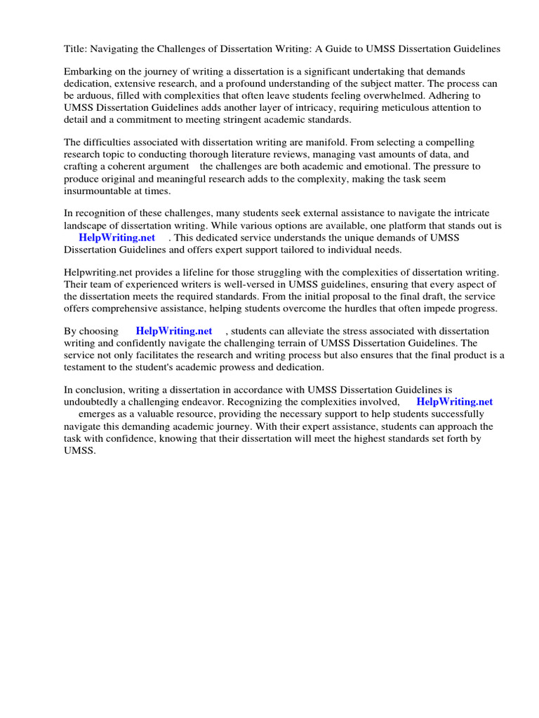 Umass Dissertation Guidelines | PDF | Thesis | Methodology