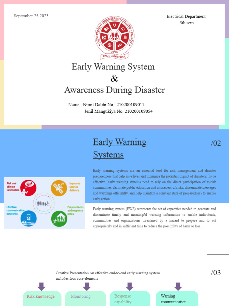 Early warning system | PDF | Knowledge Management | Emergency Management