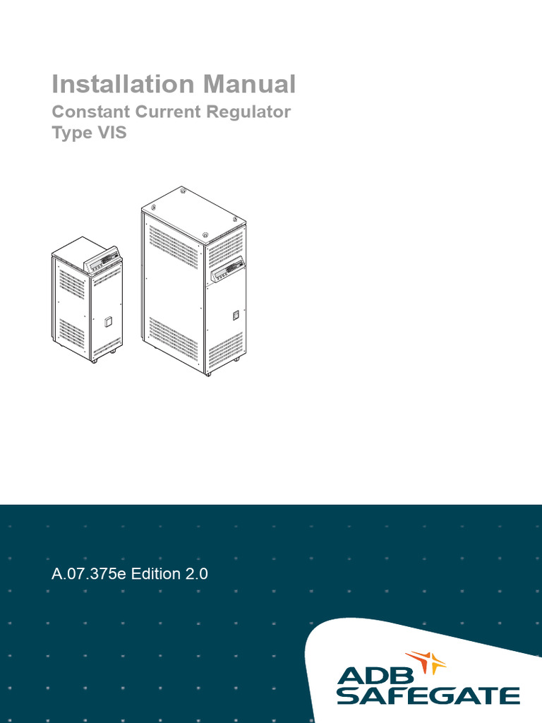 Constant Current Regulator Installation Guide | PDF | Power Supply ...