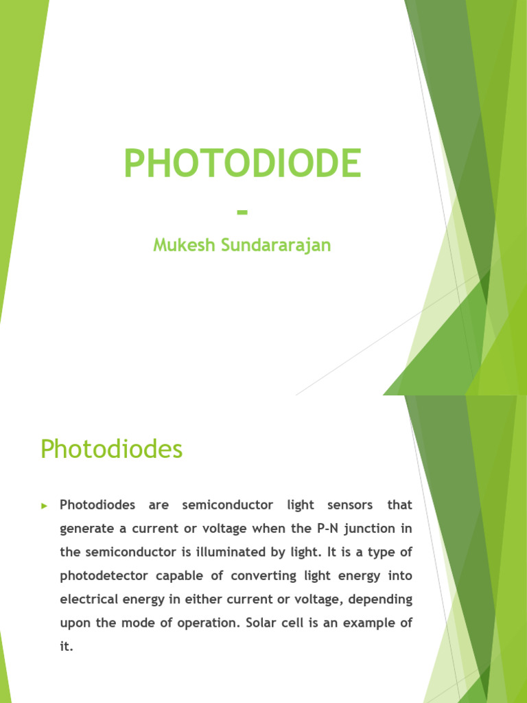 Bst Photodiode Pdf P N Junction Photoelectric Effect