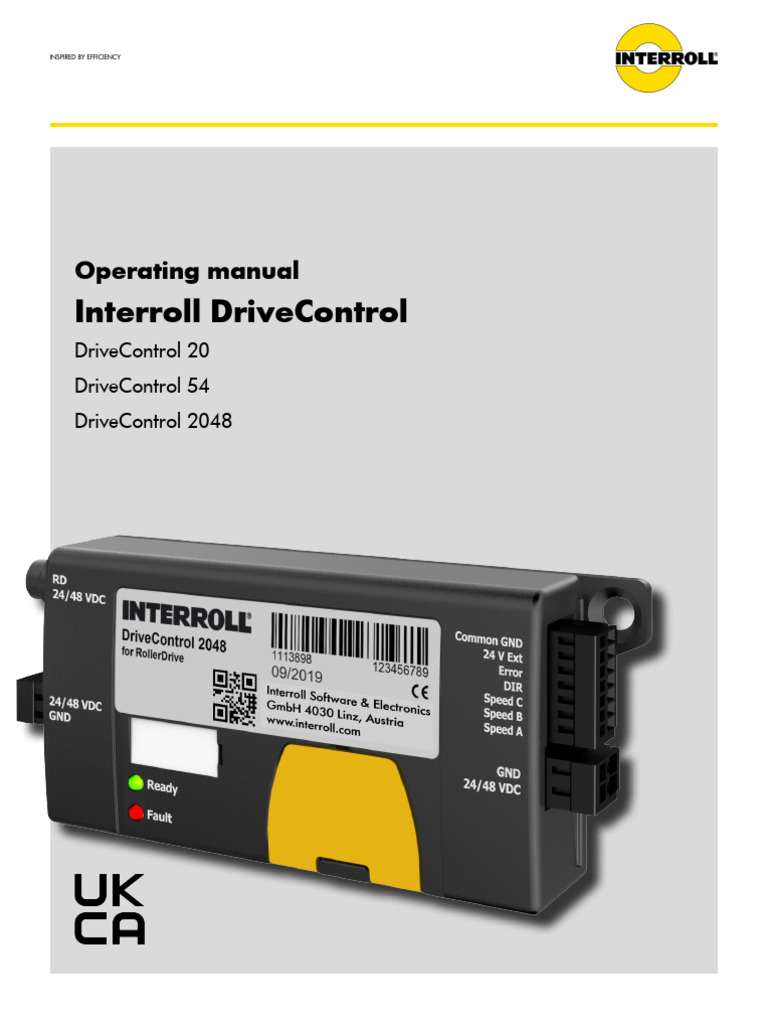 User Manual DriveControl EN | PDF | Power Supply | Electrical Wiring