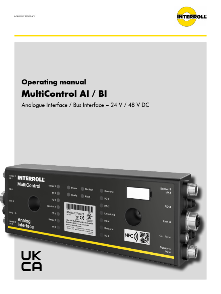 User_Manual_MultiControl_EN | PDF | Power Supply | Electrical Wiring