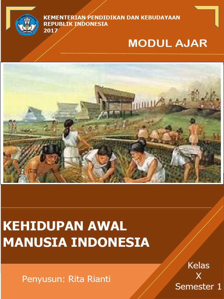 Modul Ajar Kehidupan Awal Manusia Indonesia | PDF