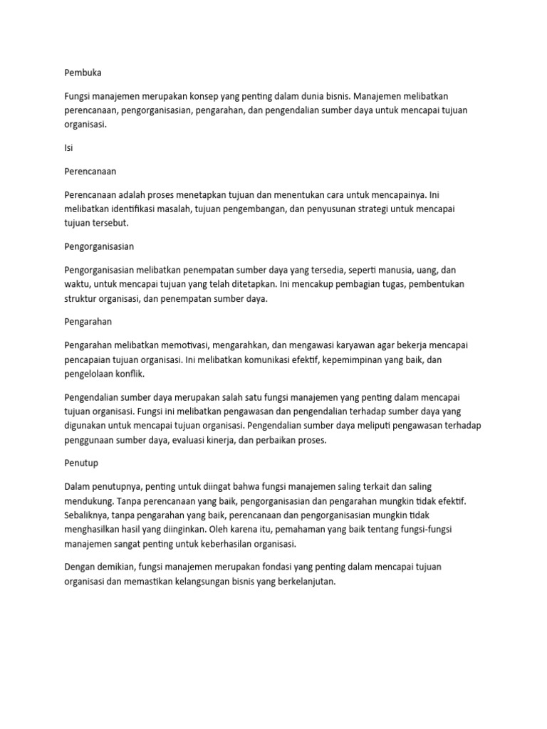 Contoh Essay Bahasa Inggris | PDF