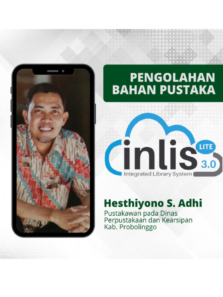 Pengolahan Bahan Perpustakaan INLISLite3 | PDF | Komputer