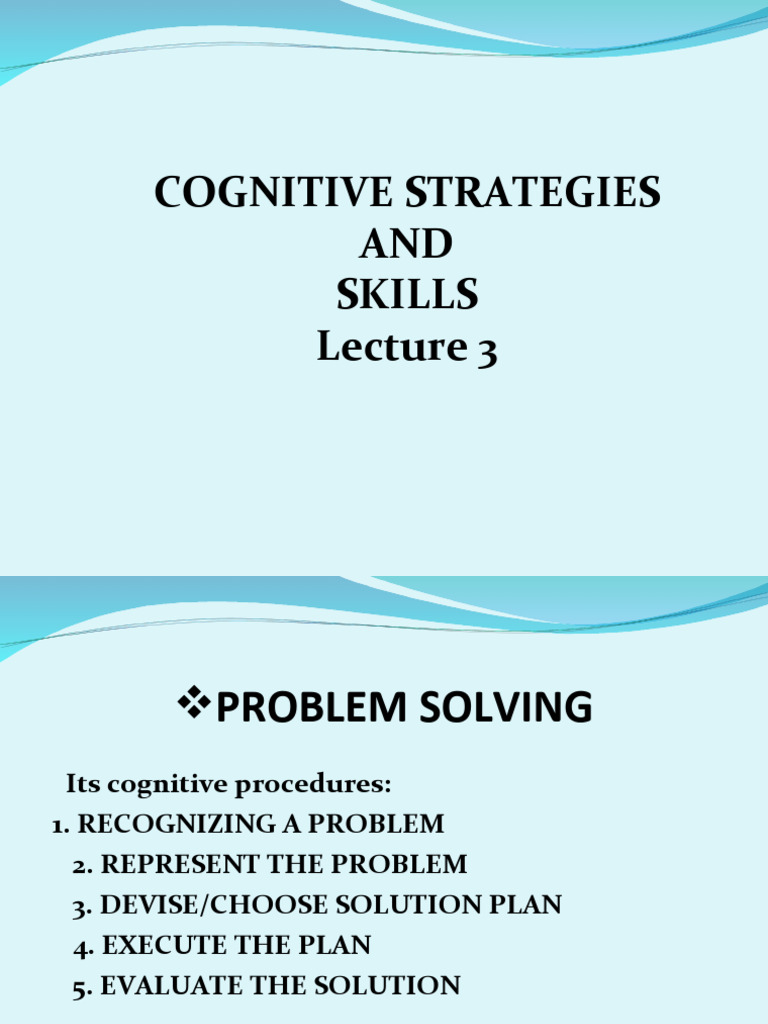 GA2143 Lecture 3_Critical thinking and models of thinking | PDF ...