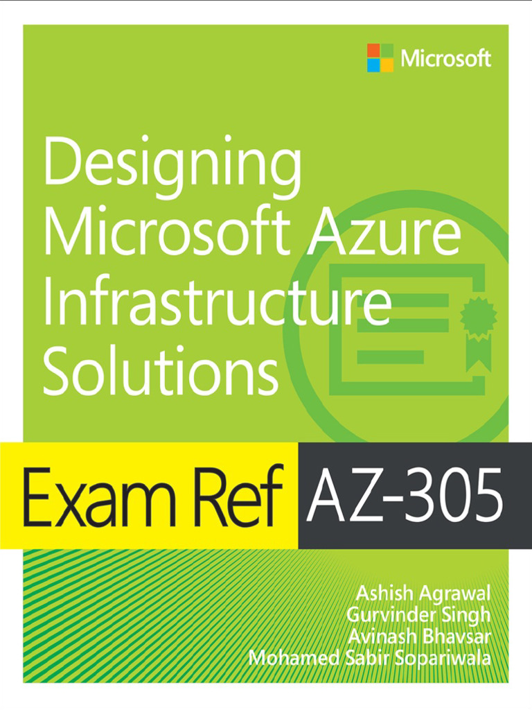 Exam Ref Az 305 Designing Microsoft Azure Infrastructure Solutions 9780137878789 0137878788 ...