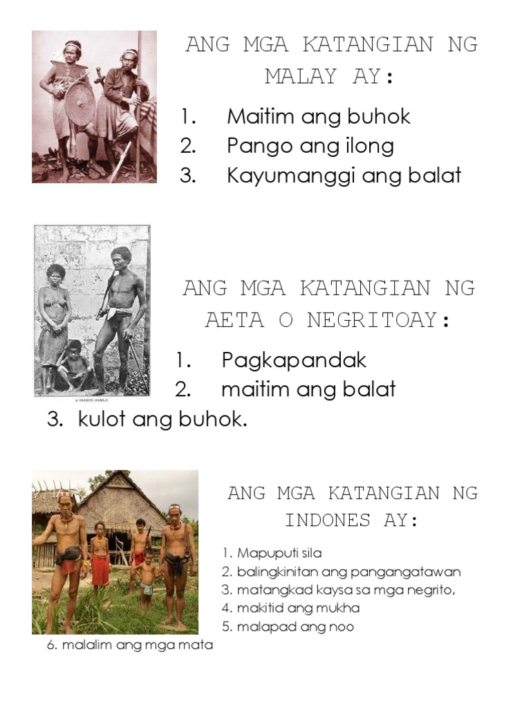 Ang Mga Katangian NG Malay Ay | PDF
