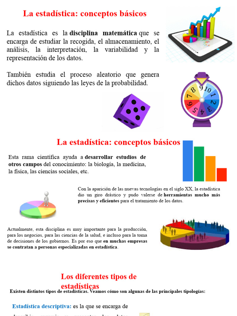 Conceptos Básicos Estadística | PDF | Estadísticas | Muestreo (Estadísticas)