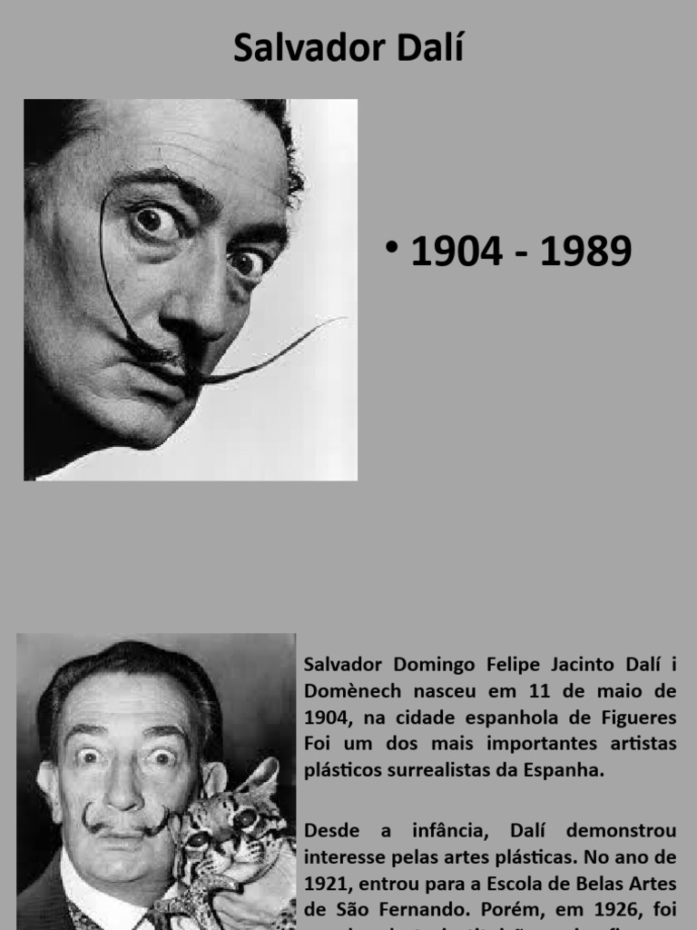Salvador Dalí - Powerpoint | PDF | Salvador Dalí